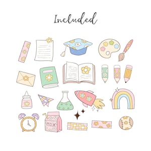 Groovy School Clipart Retro Back to School Groovy Teacher Clipart ...