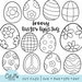 Groovy Easter Eggs Svg Doodle Eggs Svg Spring Svg Hippie Disco Easter ...
