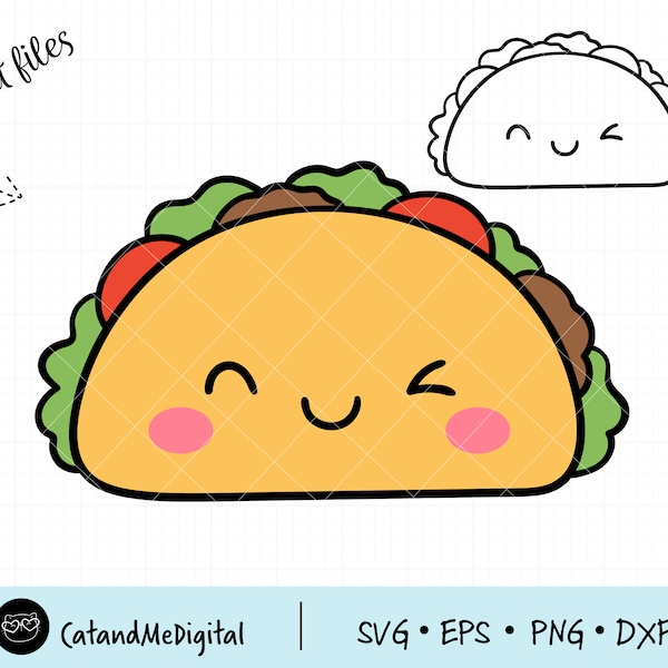 Taco Svg - Etsy