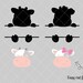 Baby Cow Monogram Svg Cow Cut File Baby Shower Shirt Svg Name Frame Svg ...