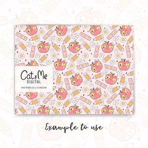 Groovy Teacher Seamless Pattern Retro Back to School Seamless Teacher ...