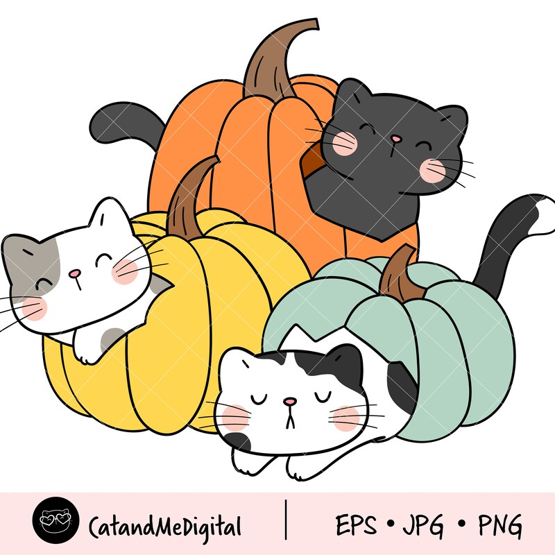 Halloween Cats - Etsy