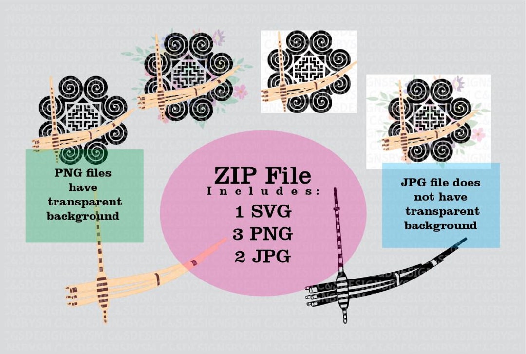 Qeej With Motif DIGITAL FILE - Q4 - Etsy