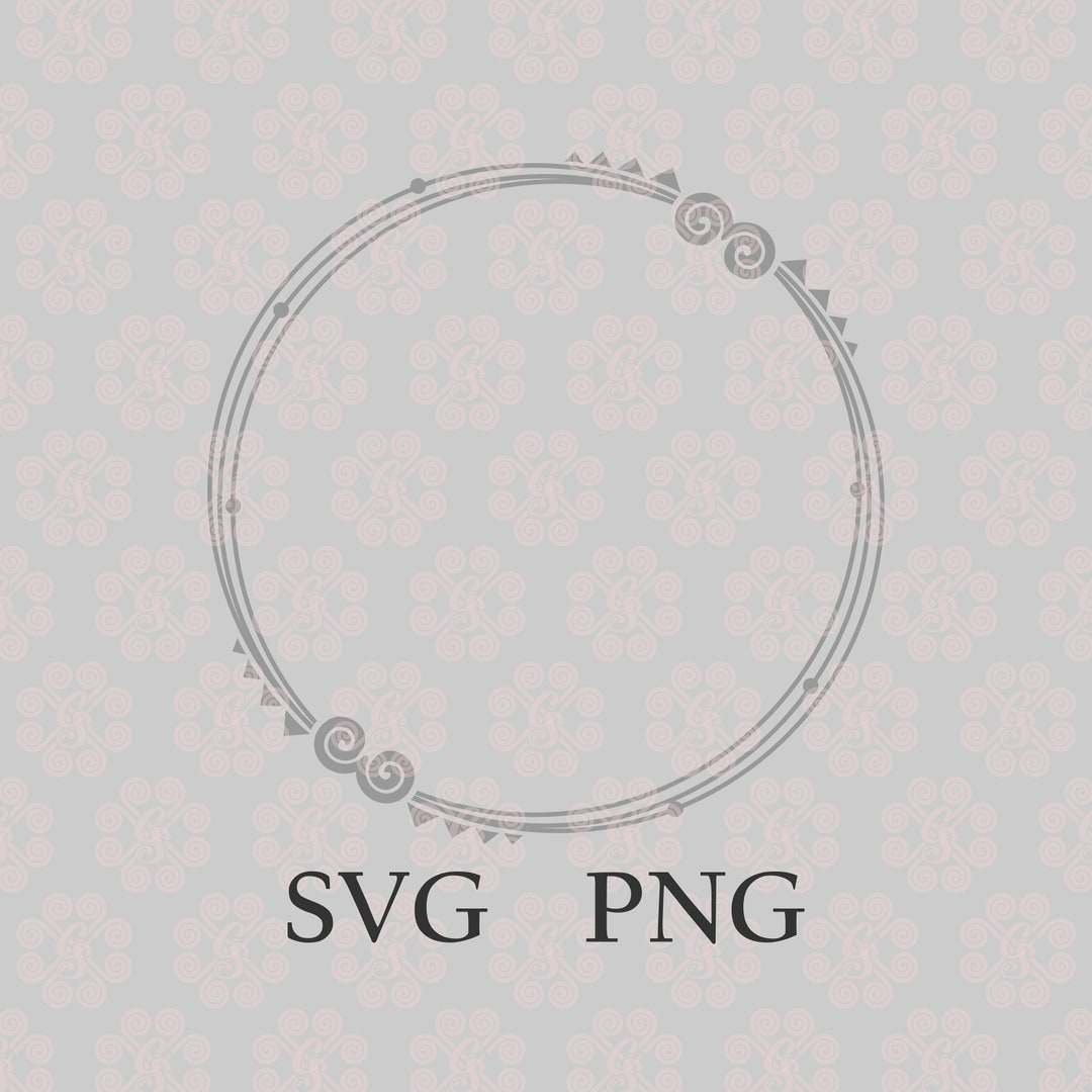 Hmong Inspired Circle Frame - CF5 - Etsy