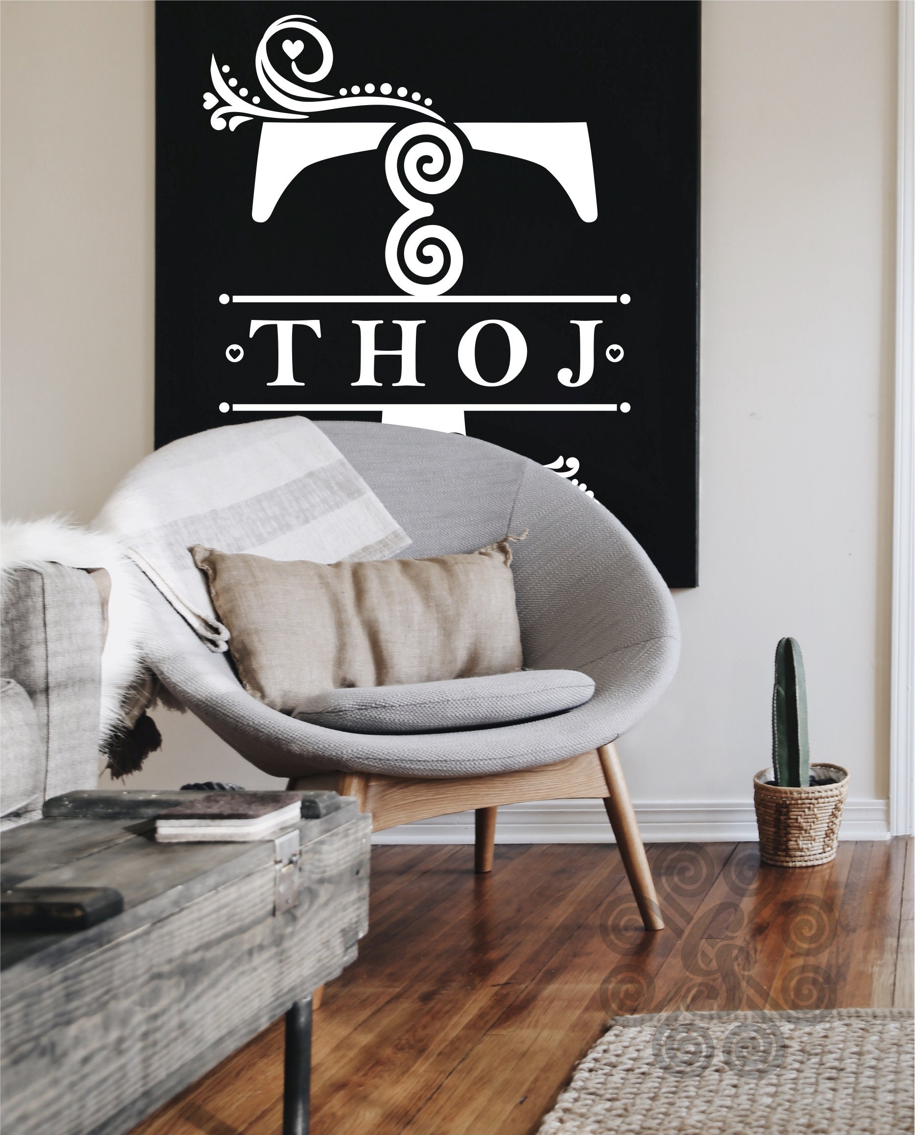Hmong Thao/thor/thoj Clan Split Monogram SVG - Etsy