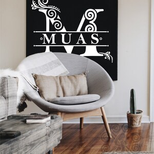 Hmong Moua/muas Clan Split Monogram SVG - Etsy