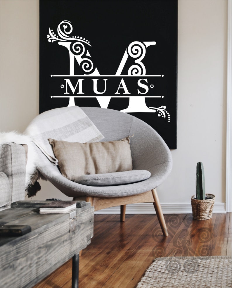 Hmong Moua/muas Clan Split Monogram SVG - Etsy