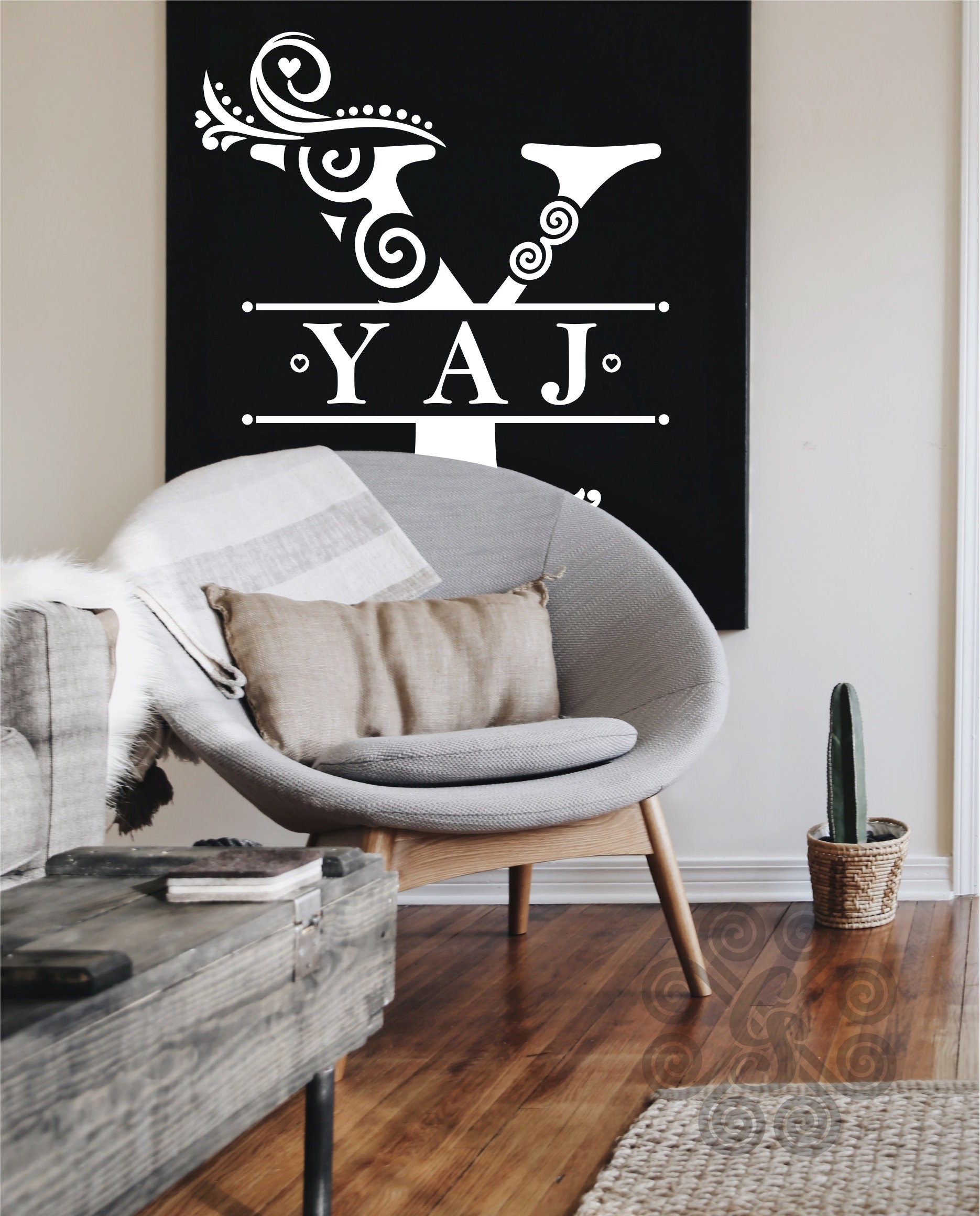 Hmong Yang/yaj/yaaj Clan Split Monogram SVG - Etsy