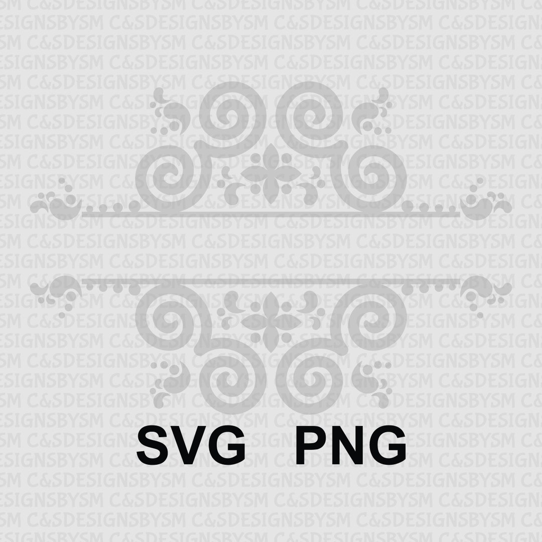 Split Frame SVG PNG - SF3 - Etsy