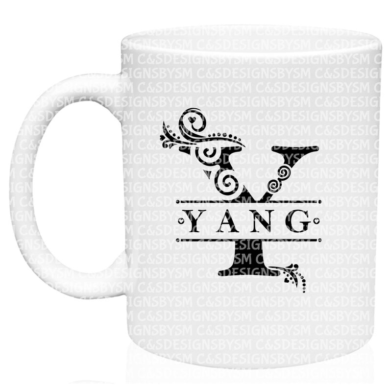 Hmong Yang/yaj/yaaj Clan Split Monogram SVG - Etsy