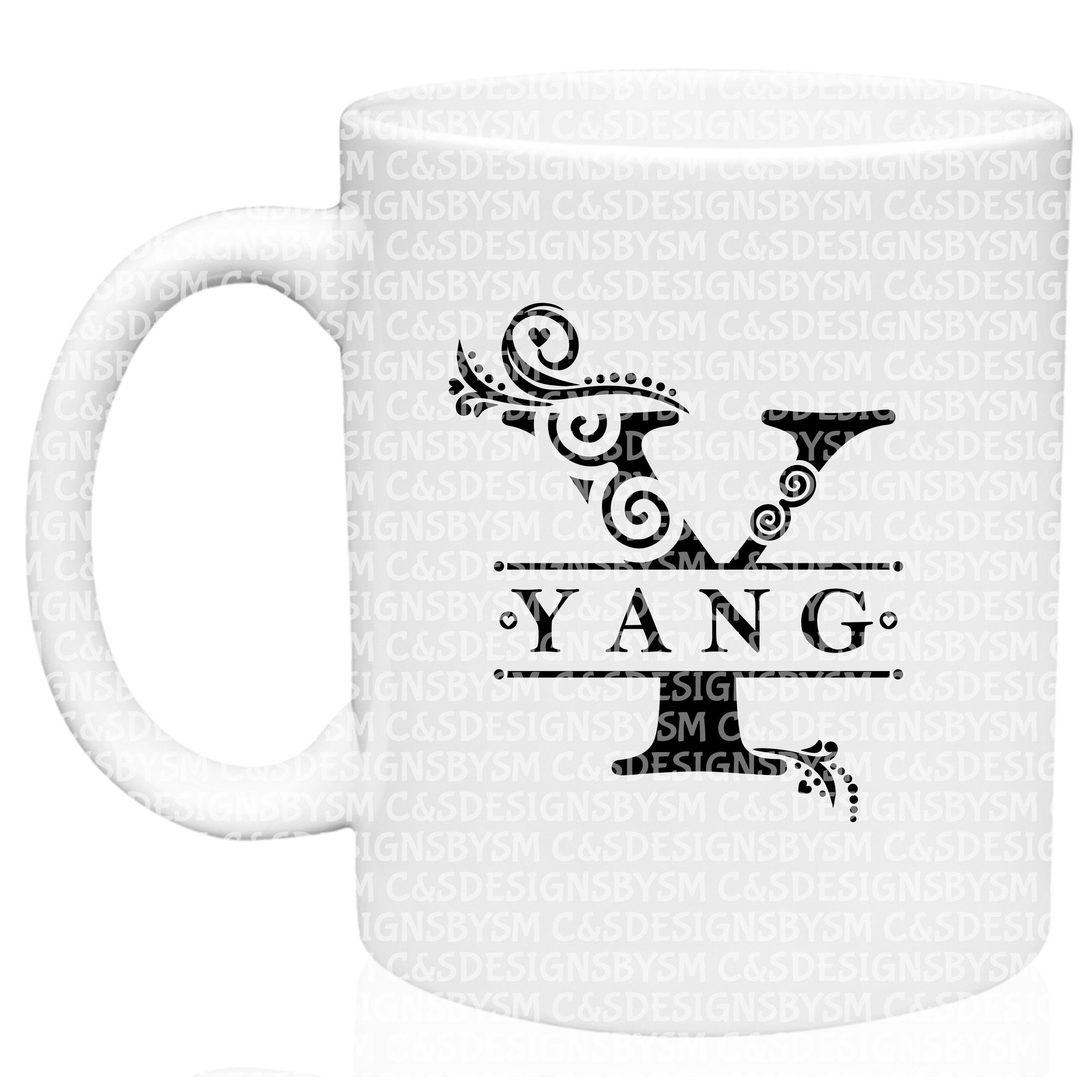 Hmong Yang/yaj/yaaj Clan Split Monogram SVG - Etsy