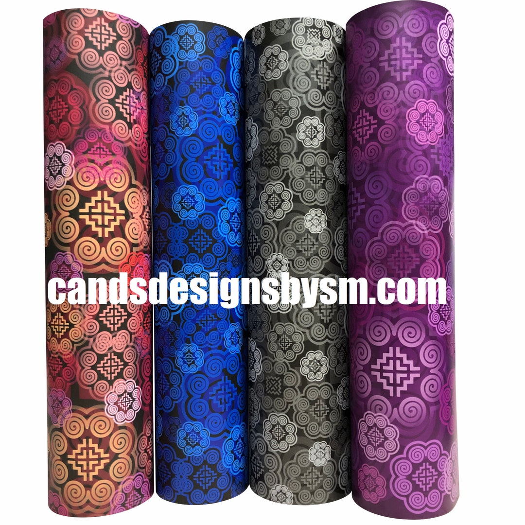 Hmong Patterned HTV - Flow Patterns - Etsy