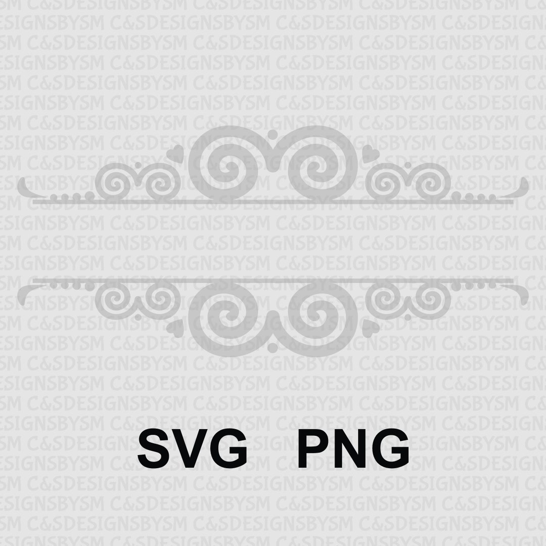 Split Frame SVG PNG - SF4 - Etsy