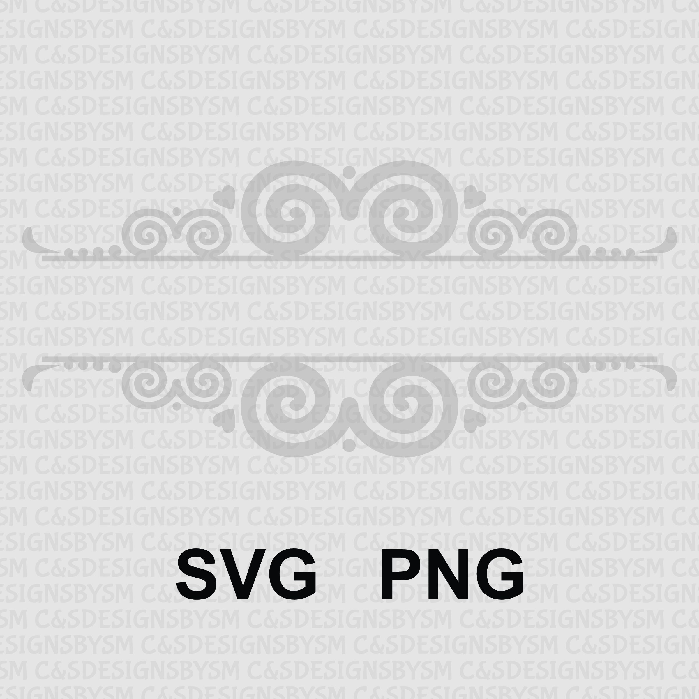 Split Frame SVG PNG - SF4 - Etsy