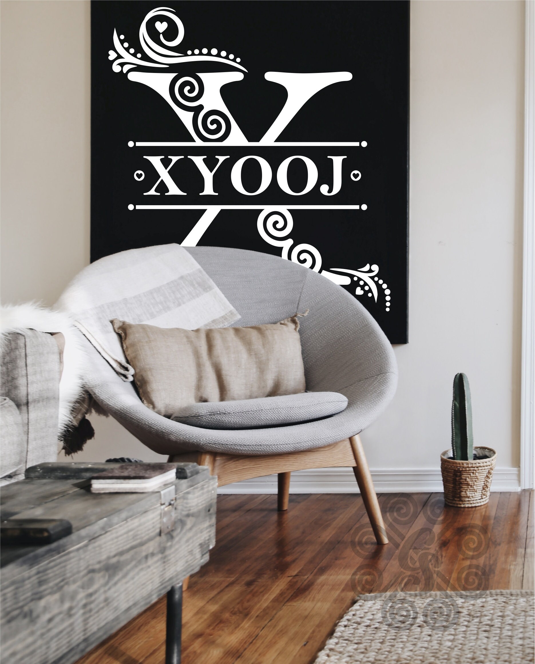 Hmong Xiong/xyooj Clan Split Monogram SVG - Etsy