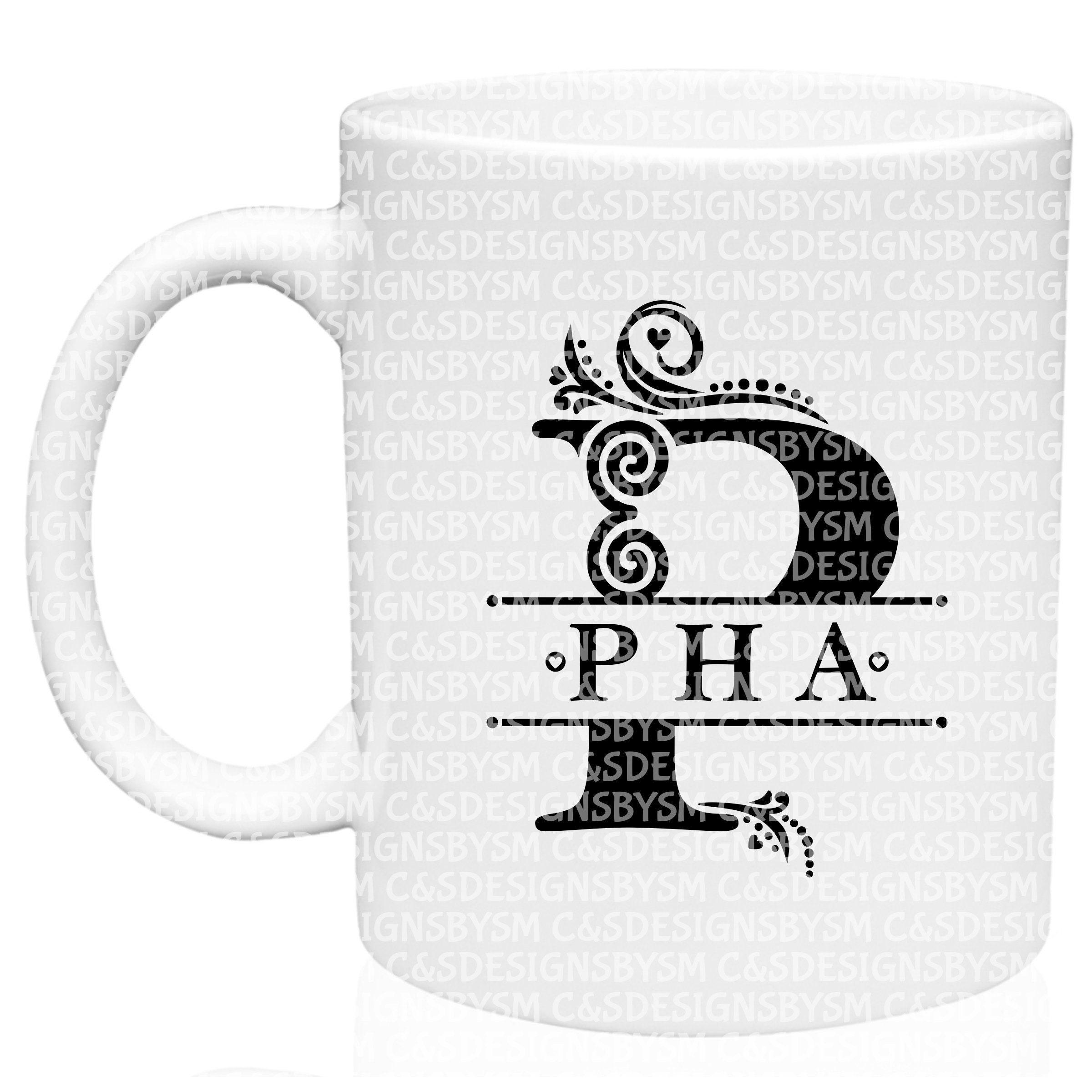 Hmong Pha/phab Clan Split Monogram SVG - Etsy