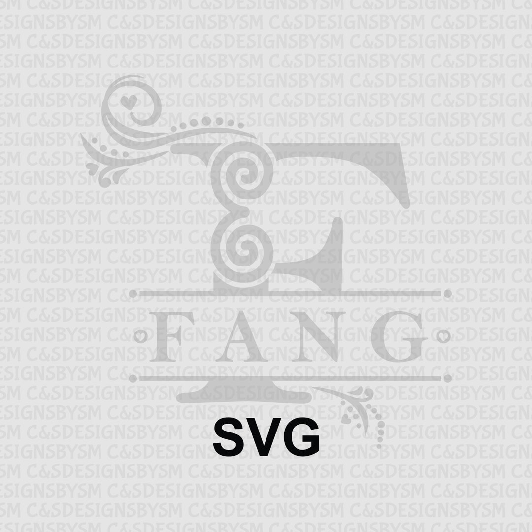 Hmong Fang/faj/faaj Clan Split Monogram SVG - Etsy