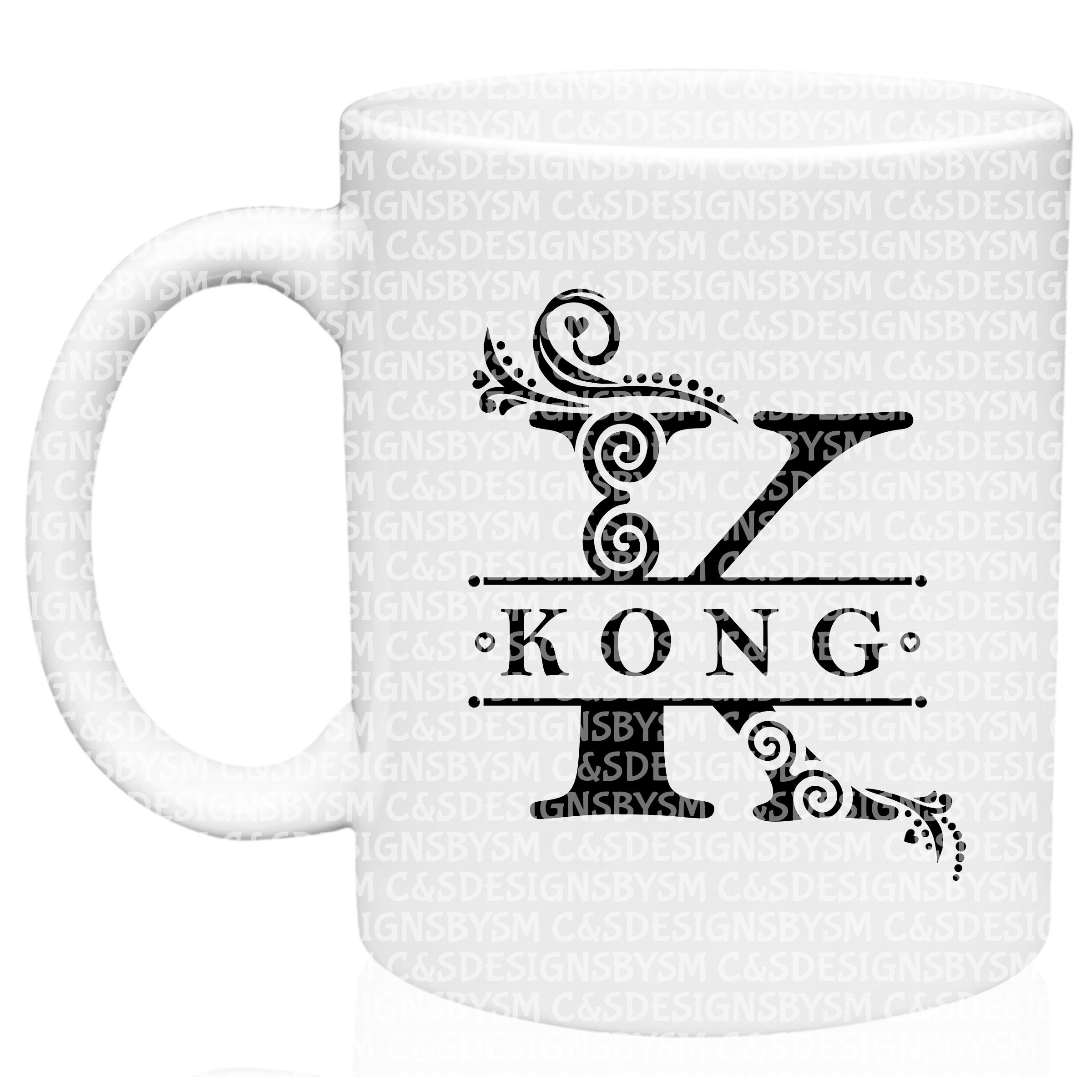 Hmong Kong/koo Clan Split Monogram SVG - Etsy