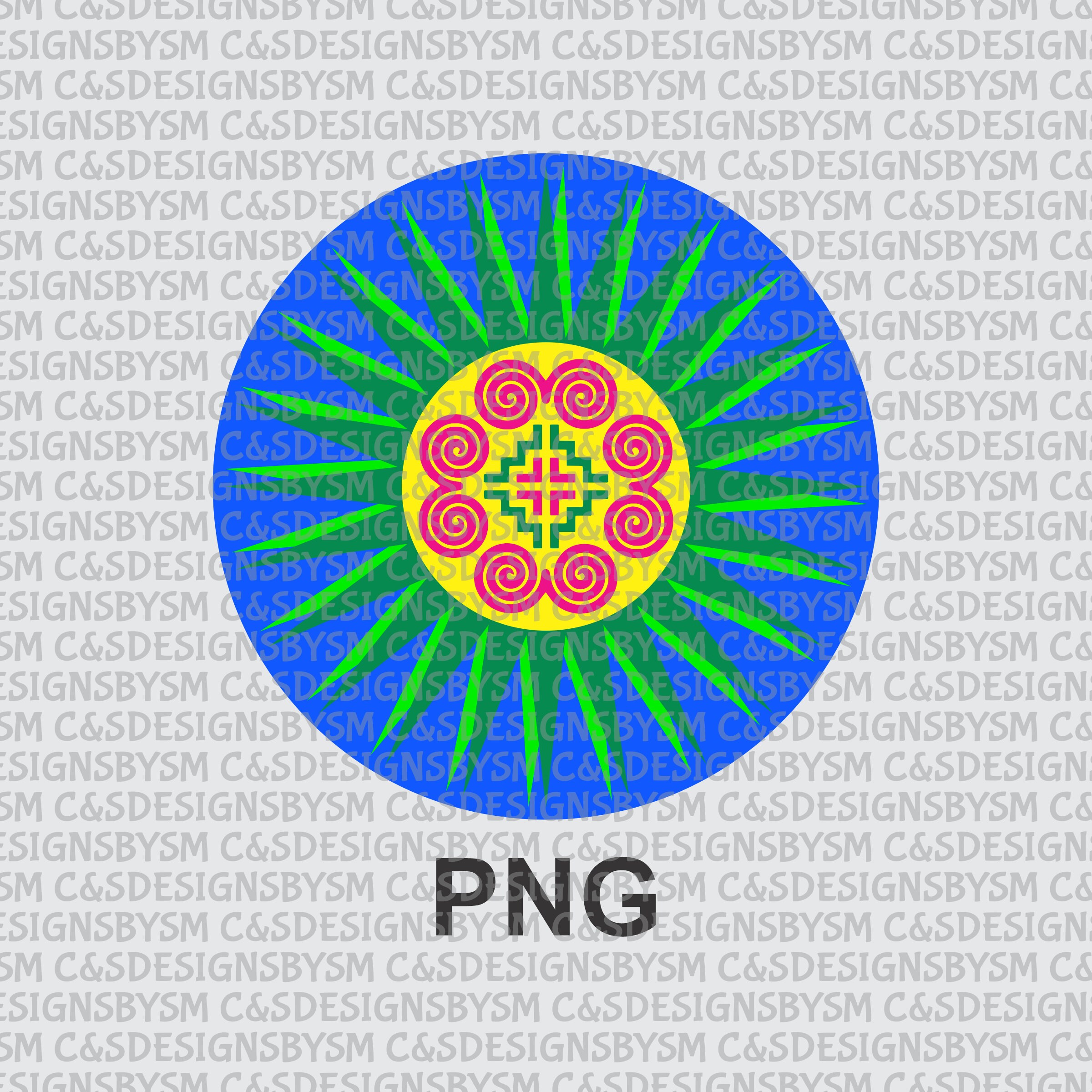 Hmong Patches PNG - Blue - Etsy
