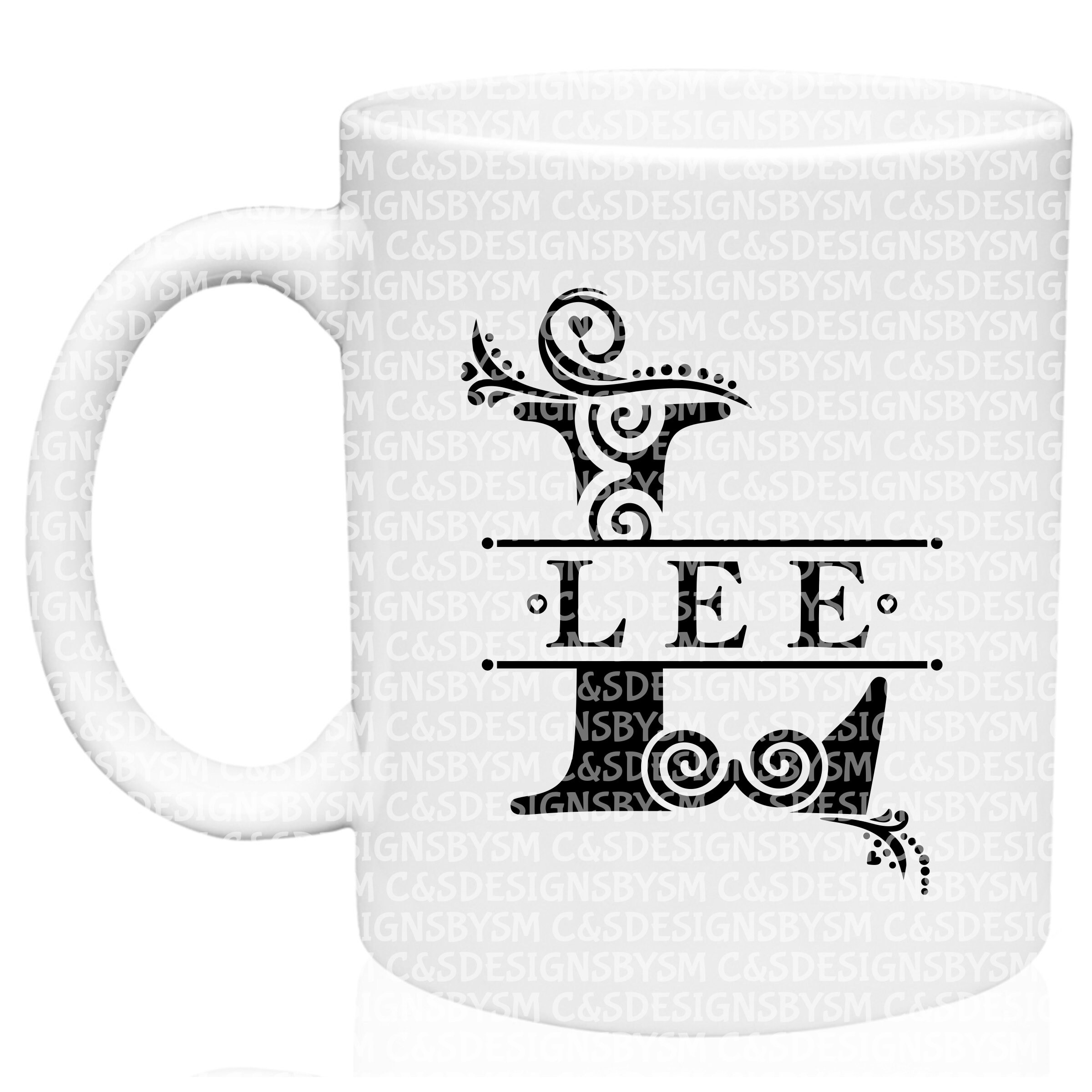 Hmong Lee/ly/lis Clan Split Monogram SVG - Etsy