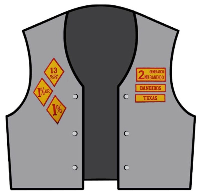 Bandidos Patches Biker Vest Iron-on Jacket - Etsy