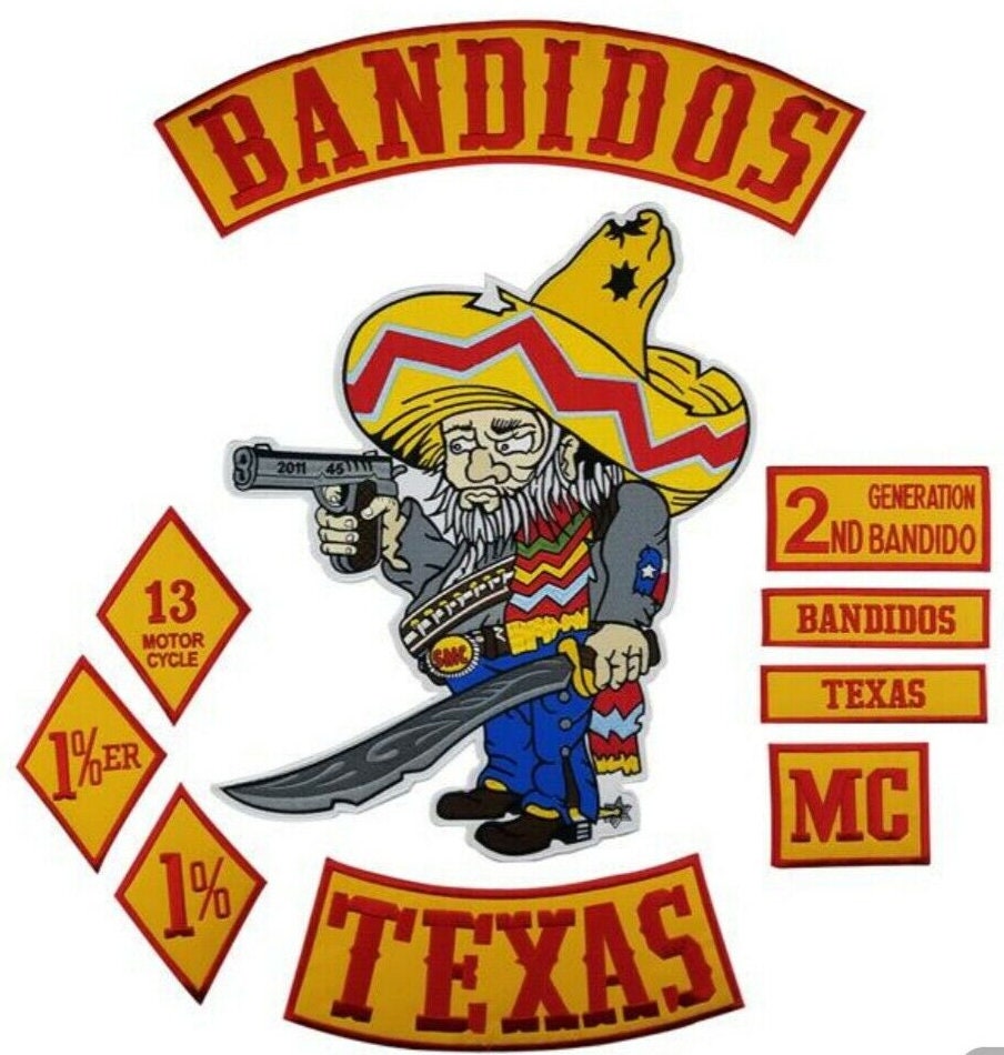 Bandidos Patches Biker Vest Iron-On Jacket | Etsy