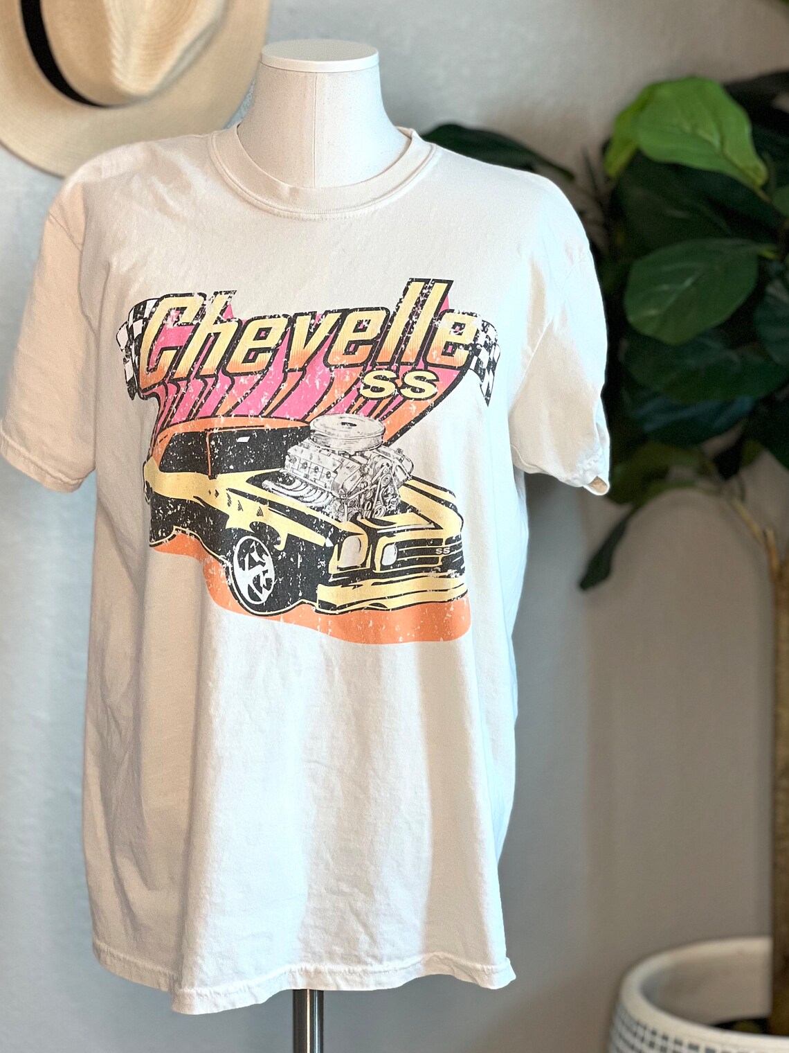 Chevelle SS Muscle Car Graphic Tee Oversized Shirt - Etsy