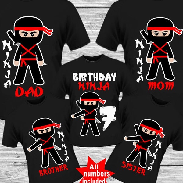 Ninja Numbers - Etsy