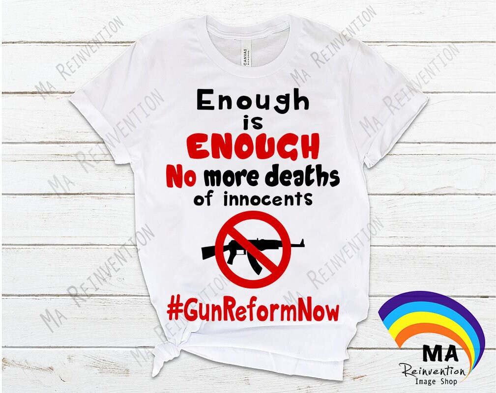 Image .svg .studio3 and .png of Enough is Enough No More - Etsy