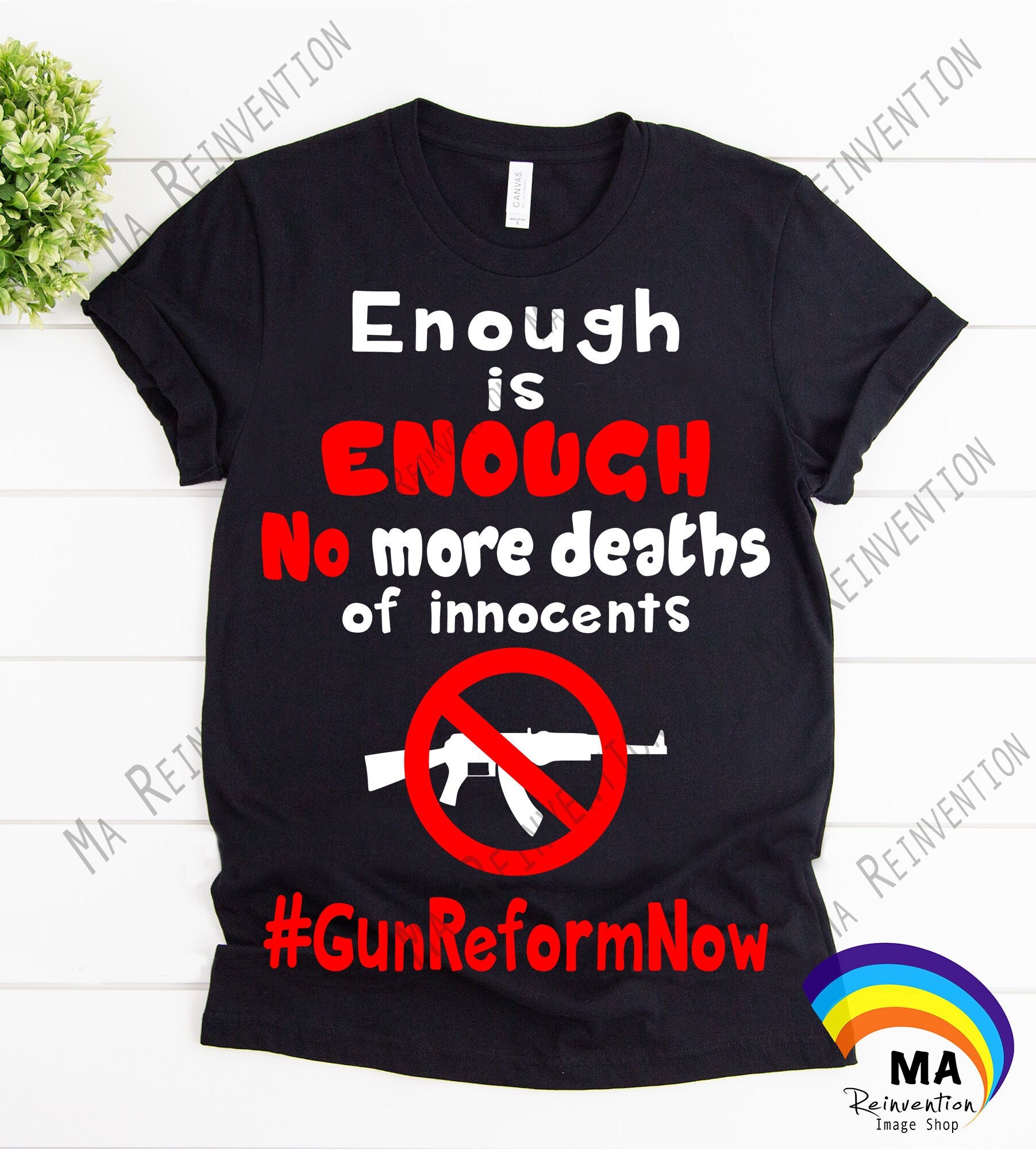 Image .svg .studio3 and .png of Enough is Enough No More - Etsy