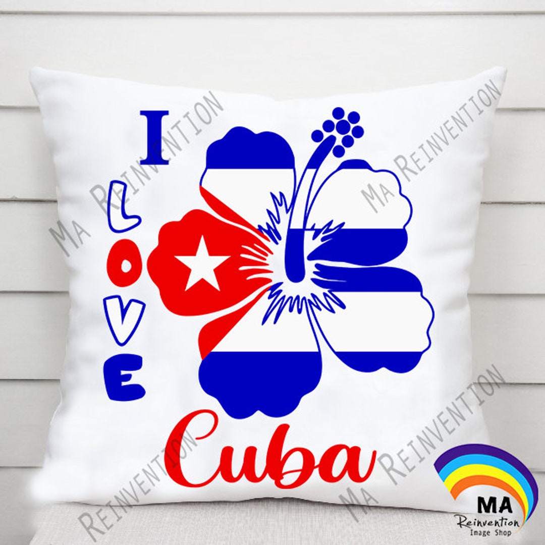 Digital Image .svg, .studio3 and .png of I Love Cuba, Cuba Flag ...
