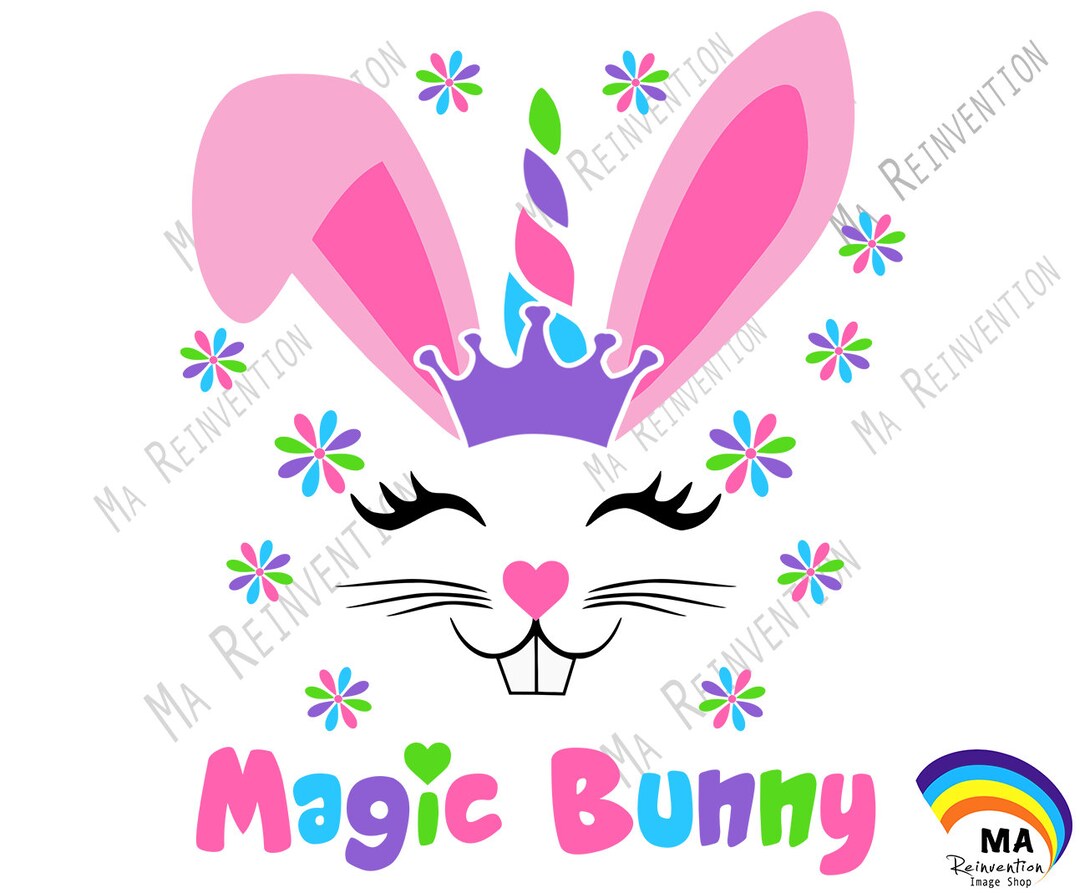 Digital Image .svg, .studio3 and .png of Magic Bunny, Magic Bunny ...