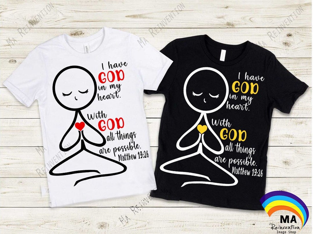 Digital Image .svg, .png & .studio3 of I Have GOD in My Heart, Whit GOD ...