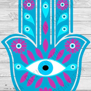Digital Image .svg, .studio3 and .png of Fatima Hand, Hamsa, Jamsa ...