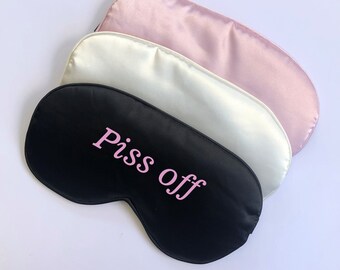 Fuck off Sleep Eye Mask - Etsy Australia
