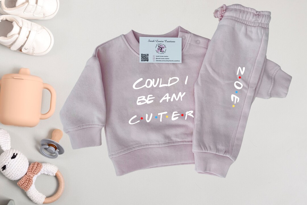Personalised Tracksuit Babywear Personalised Jumper Tracksuit Set ...