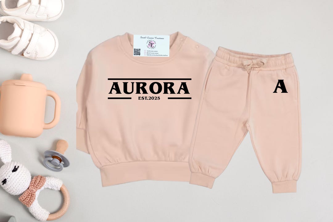 Tracksuit Personalised Tracksuit Babywear Personalised Jumper Tracksuit ...