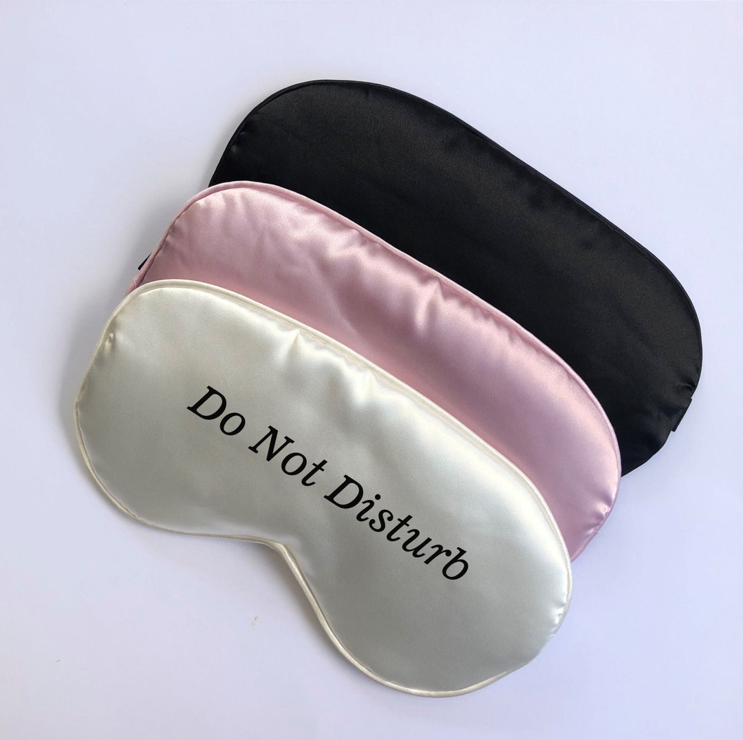 Dot Not Disturb Eye Mask Rude Sayings Personalised - Etsy