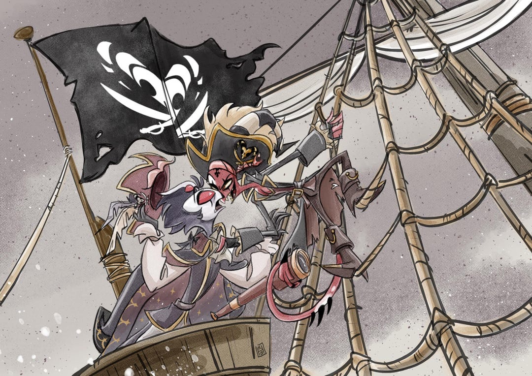 Helluva Boss: A Pirate's Life for Me - Etsy