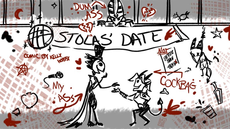 Helluva Boss Comic: Stolas' Date - Etsy