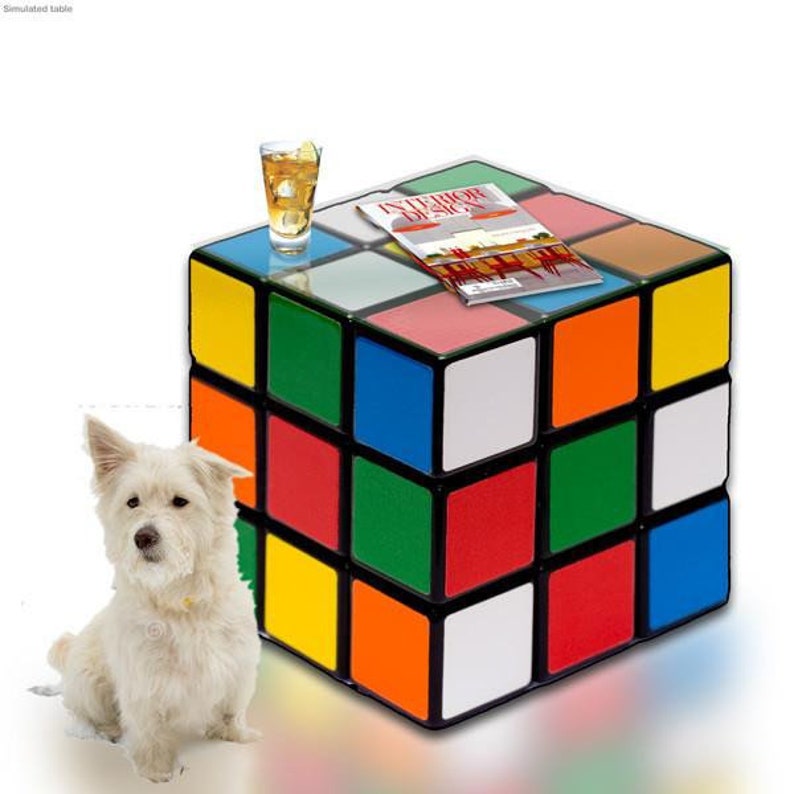 Rubig Cube Table - Etsy