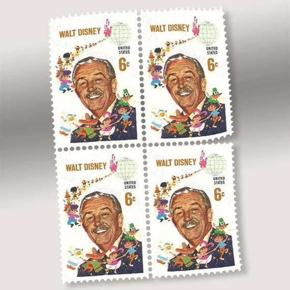 Walt Disney Postage Stamp | Etsy