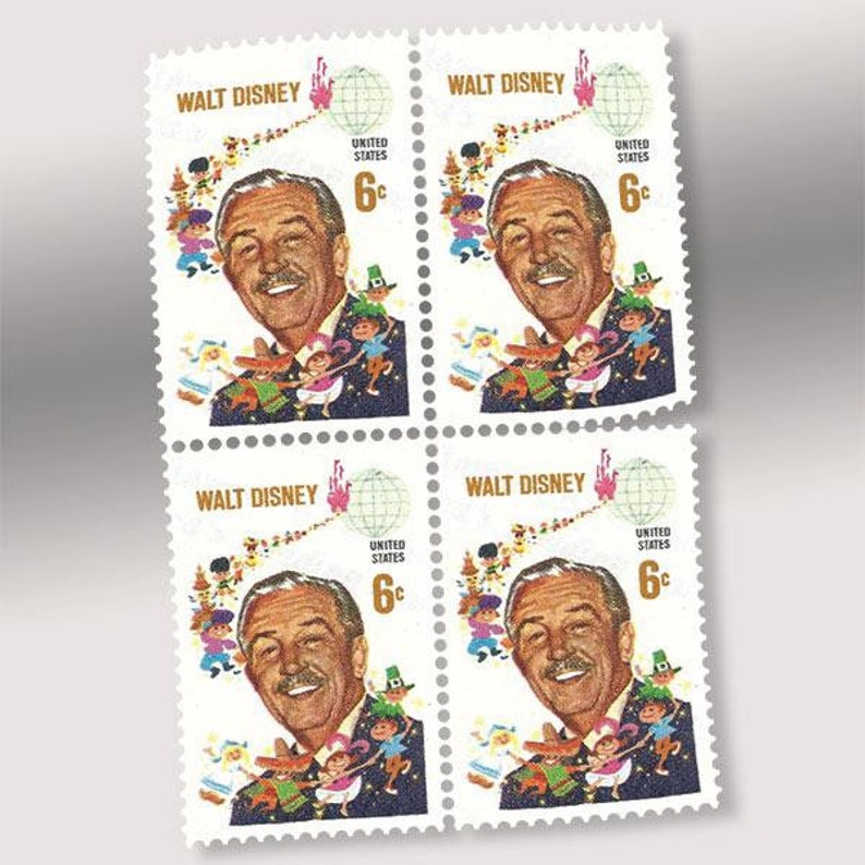 Walt Disney Postage Stamp - Etsy