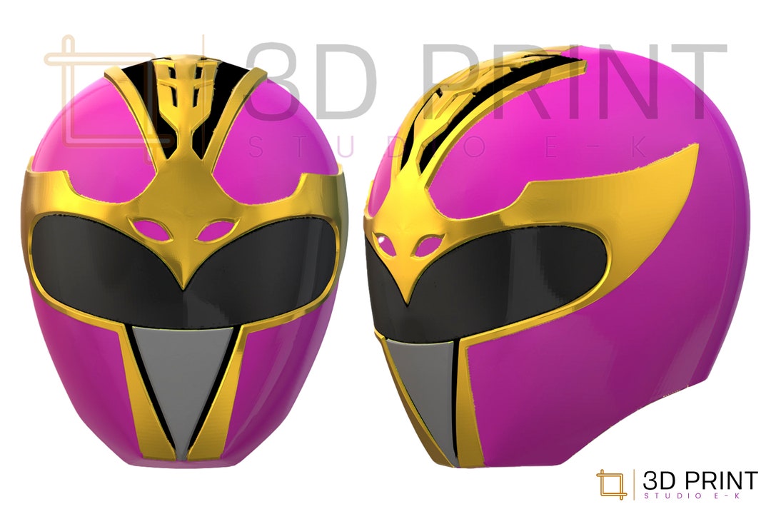 Gosei Sentai Dairanger Pink Ranger Helmet STL Files Ready - Etsy UK