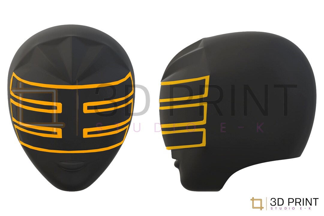 Power Ranger Zeo Gold Ranger Helmet STL Files Ready to Be 3d - Etsy