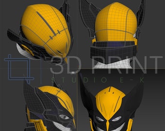 Wolverine Helmet Stl - Etsy