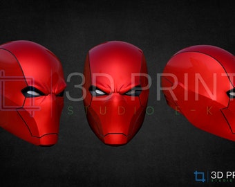 Red Hood Helmet 3d Print File - Etsy