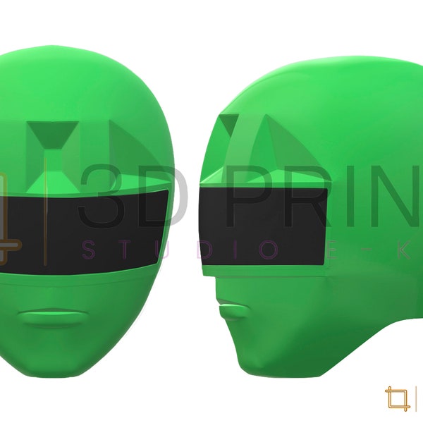 Green Ranger Helmet Stl - Etsy