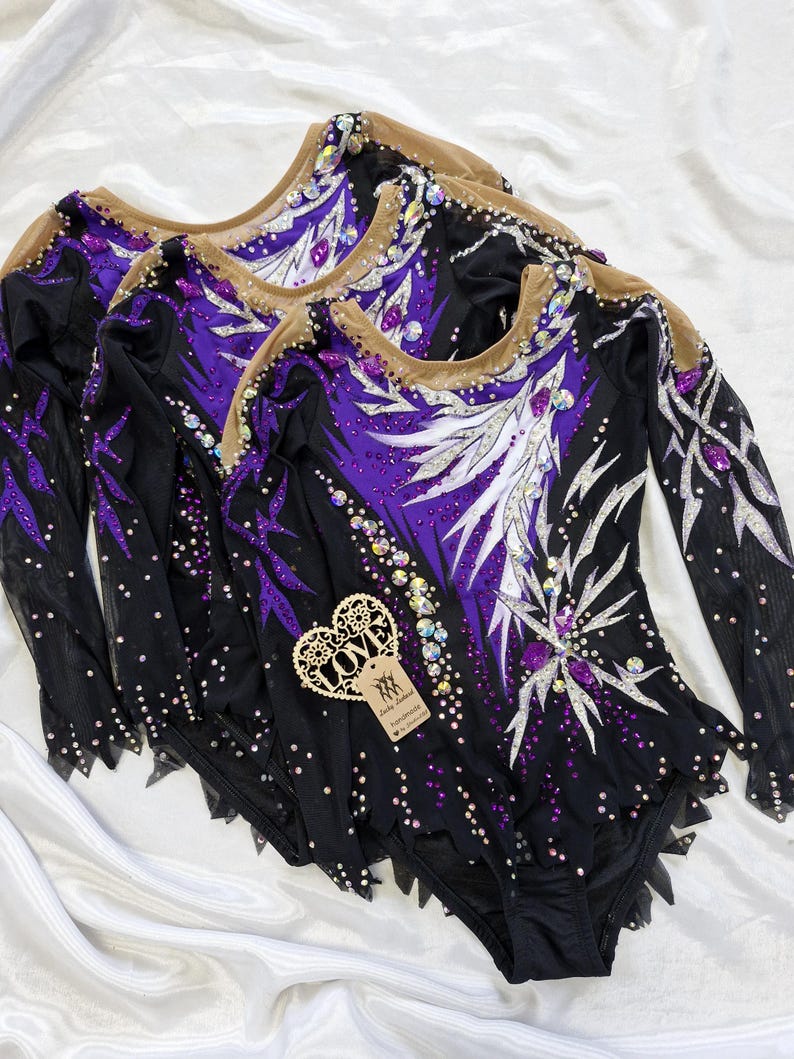 Leotards for Rhythmic Gymnastics, Acrobatics LL 01/25 Lot of 5 Leotards ...