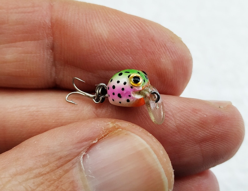 World's Smallest Wooden Super Ultra Light Fishing Lure- 6 Mm - 0.24 ...